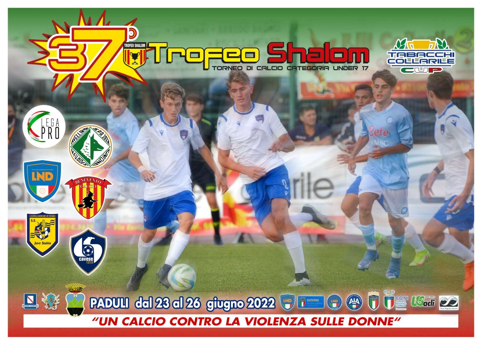 A PADULI (BN) il TORNEO "Shalom": ecco tutte le news